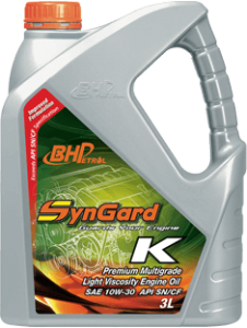 BHPetrol SynGard: Engine Oils For Automotive Vehicles